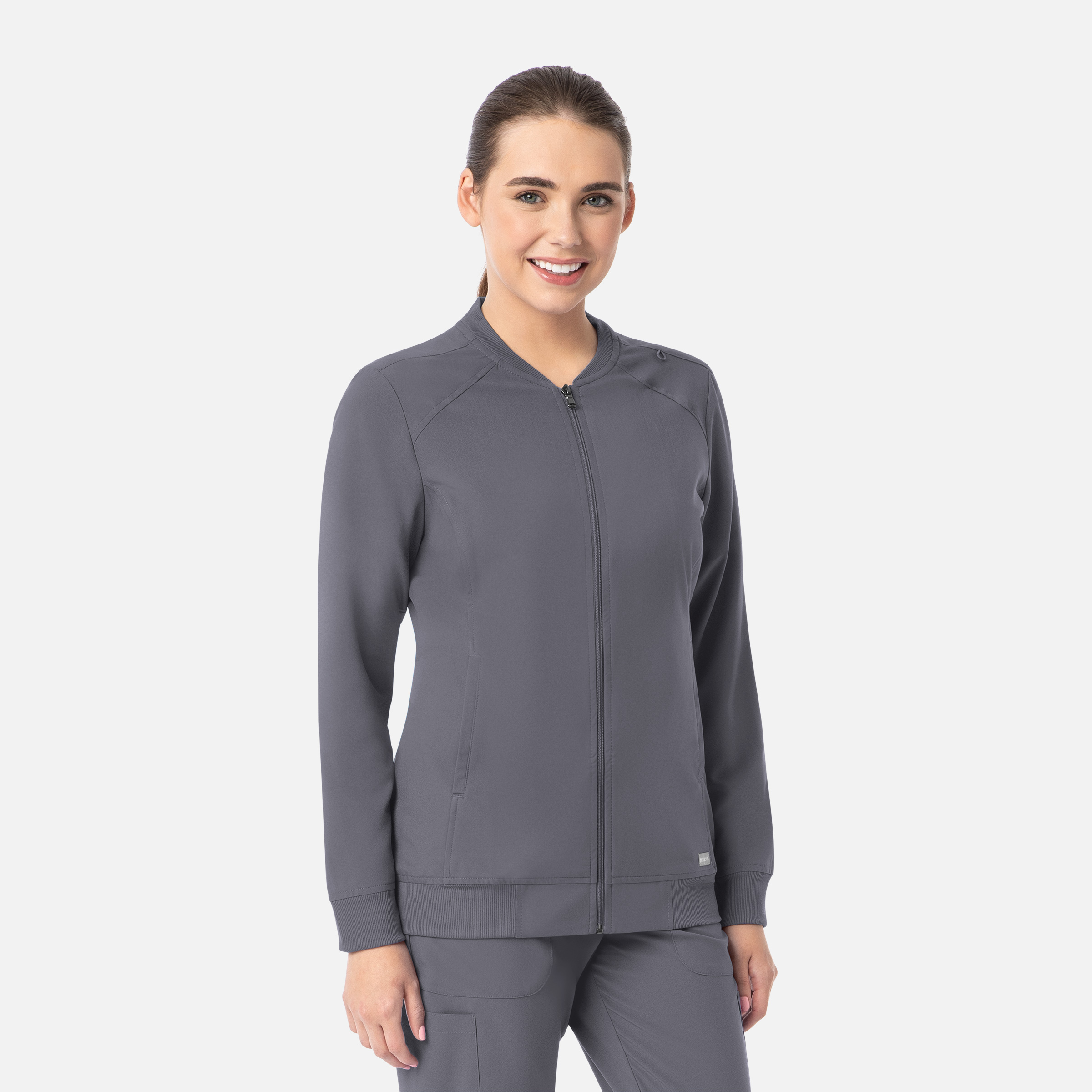 Buy Momentum Bomber Jacket - Raley Scrubs Online at Best price - OK